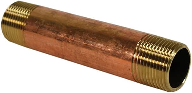 Amazon Jones Stephens Corp 3 4 X 12 Red Brass Pipe Nipple Home 