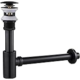 OUGOO Bathroom Sink P-Trap Complete Set, Adjustable 1-1/4 Bottle Trap ...