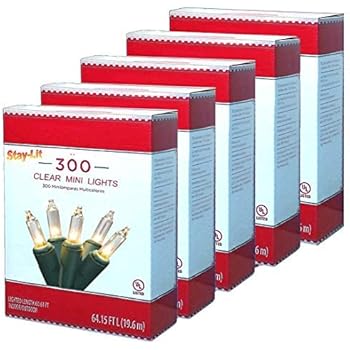 300 Mini Lights, 68 ft 6" Lighted Length - - Amazon.com