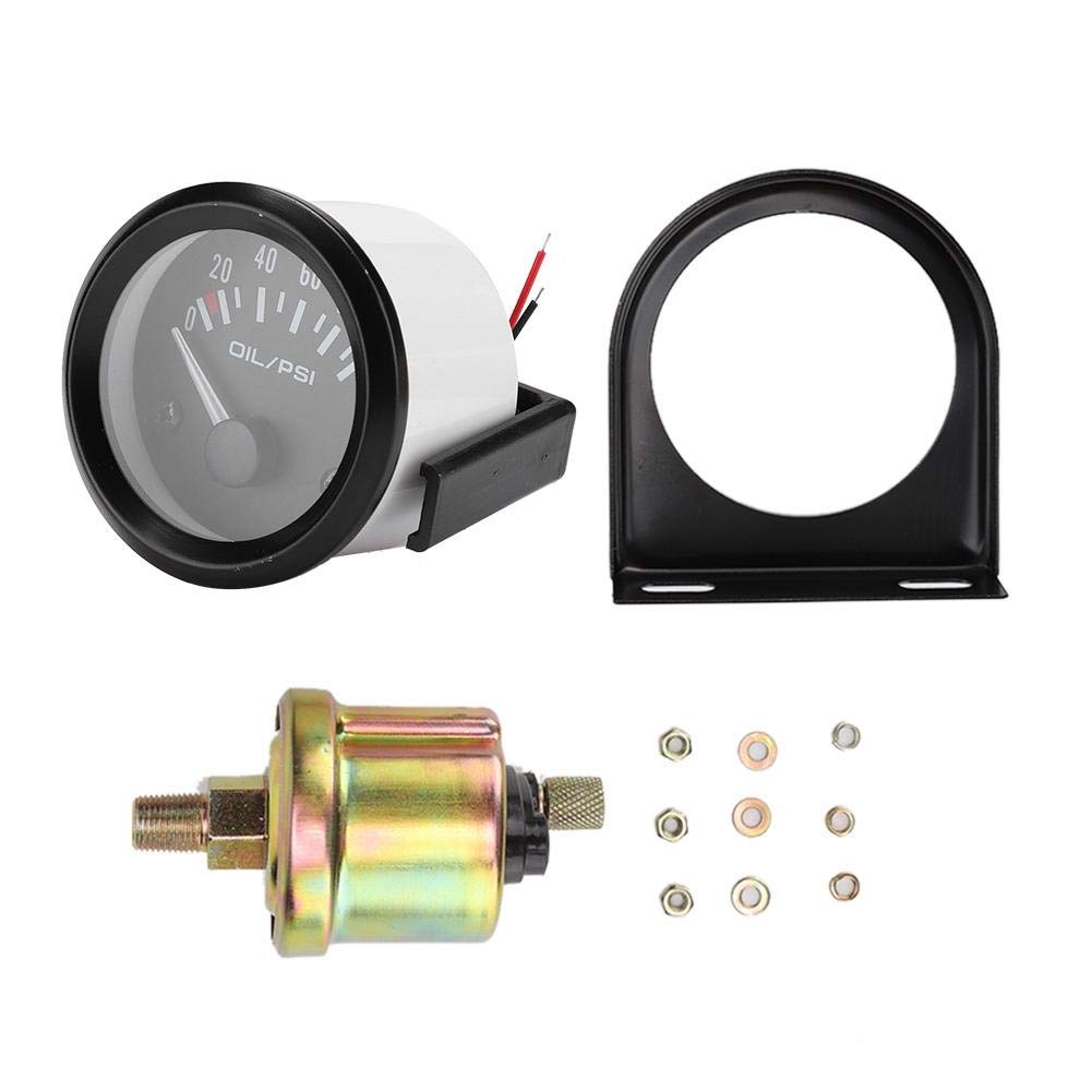 Mua Oil Pressure Gauge,52mm/2in 12V Universal Car Electromagnetic Oil ...