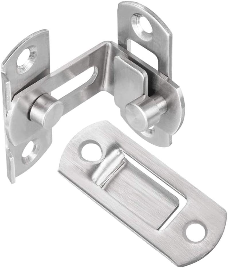 gotyou 4 Pcs 90 Degree Right Angle Door Lock Buckle Security Door Lock ...