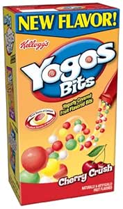 Amazon.com : Yogos Bits Cherry Crush, 6-Count Packets (Pack of 8 ...