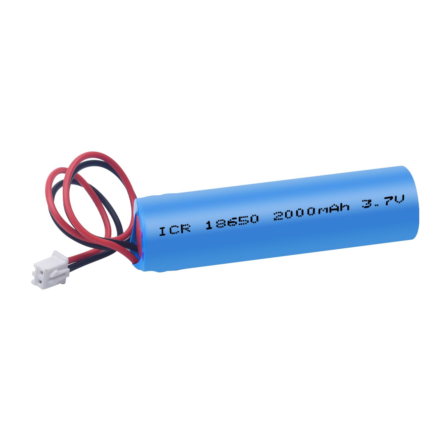 Mua 3.7Volt Lipo Battery 2000mAh Rechargeable Battery Pack with Wire and JST Connector, ICR18650 ...