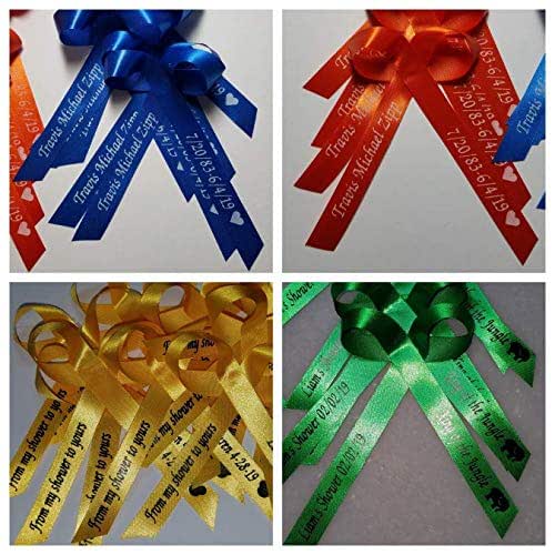 Amazon.com: Personalized Ribbons for Bridal Shower Wedding Party Favors ...