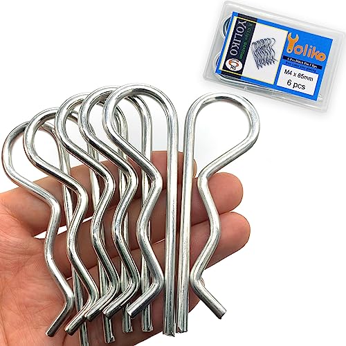 Yoliko 6 Pcs Heavy Duty Hitch Pins Clip R Clips Spring Retaining Wire ...