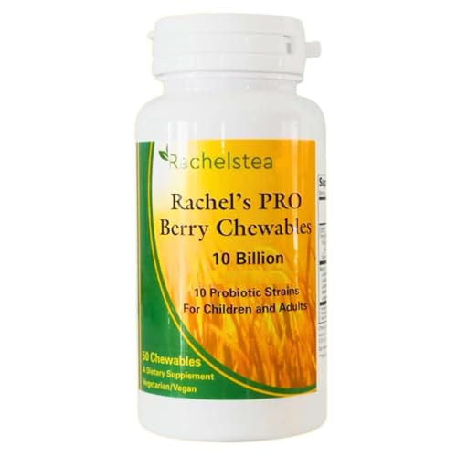 Rachel’s Pro Berry Chewables 10 Billion strains, gastrointestinal ...