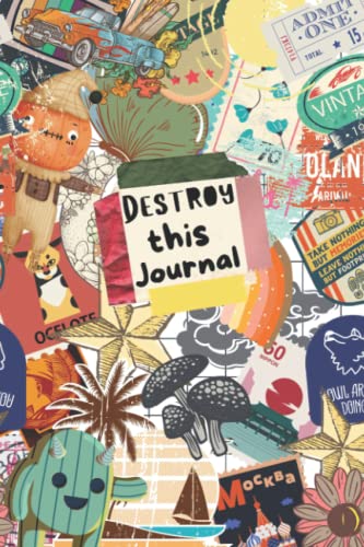 Destroy This Journal, Break and Wreck This Fun Creative Journal in Your ...