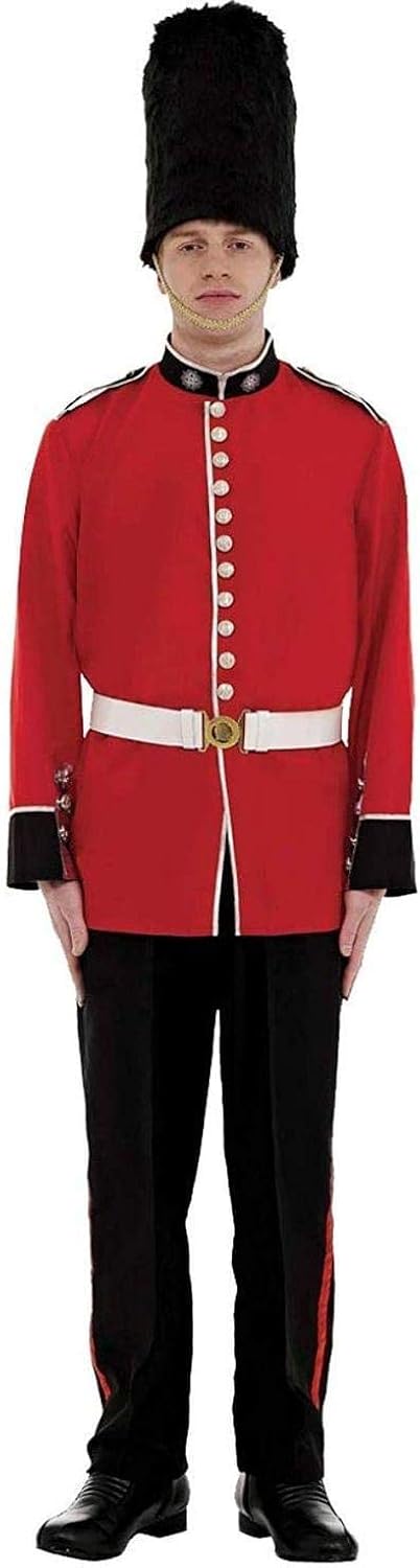 Orion Costumes Mens Red Royal Palace Guard Uniform Fancy Dress: Amazon ...