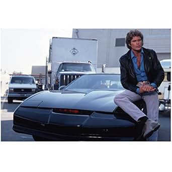 Knight Rider (TV Series 1982 - 1986) 8x10 Photo David Hasselhoff Black ...