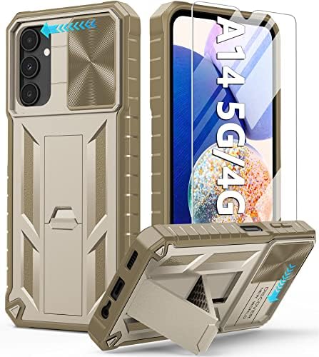 FNTCASE Case for Samsung Galaxy A14 5G: Military Grade Drop Proof Protection Rugged Protective ...