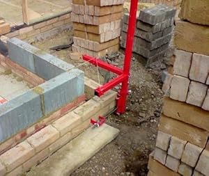 BRICK LAYING PROFILE SET, 1pr 8' EXTERNALS + BLOCK BUILDERS FOR BRICK ...