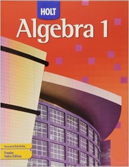 Amazon.com: Holt Algebra 1: Student Edition 2007: 9780030358272: Edward ...