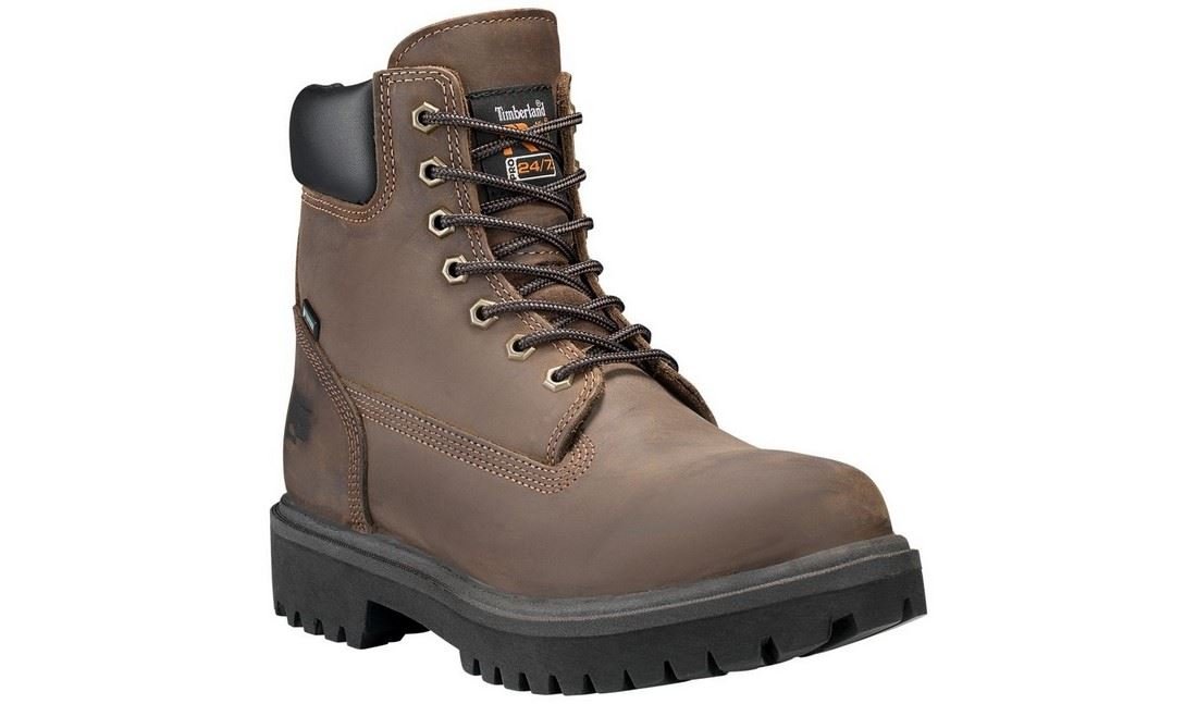 Timberland PRO Men's Direct Attach Six-Inch Soft-Toe Boot, Brown Oiled ...