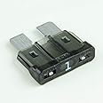 Amazon.com: 1 Amp Black ATC/ATO Fuses - (pack of 25) : Automotive