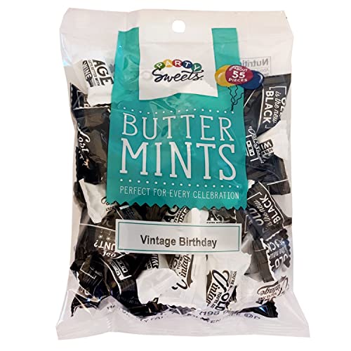 Party Sweets Vintage Birthday Themed Buttermints by Hospitality Mints ...
