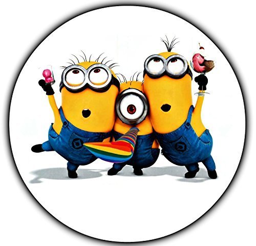 Buy Minions Despicable Me Edible Image Photo 8" Round Cake Topper Sheet ...