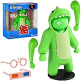 Amazon.com: Gang Beasts Action Figures | Red & Green| Collectible Toys ...