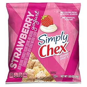 Amazon.com: Simply Chex Snack Mix, Strawberry Yogurt, 60Count: Grocery ...