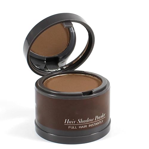 Brown Hair Root Dye Powder - Instantly Cover Gray Hair with Thin Hair ...