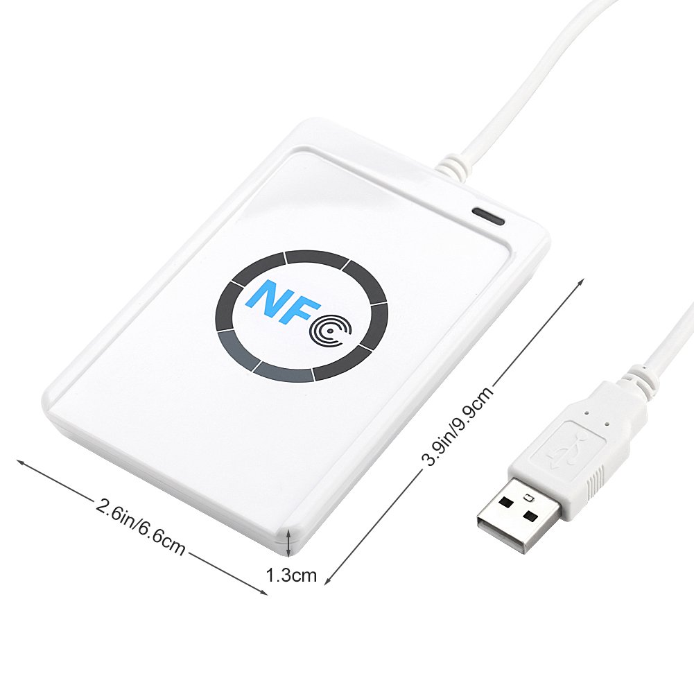 Yosoo NFC ACR122U RFID Contactless Smart Reader & Writer + SDK + 5X IC ...
