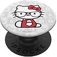 Amazon.com: Hello Kitty Nerd Glasses PopSockets Adhesive PopGrip : Cell ...