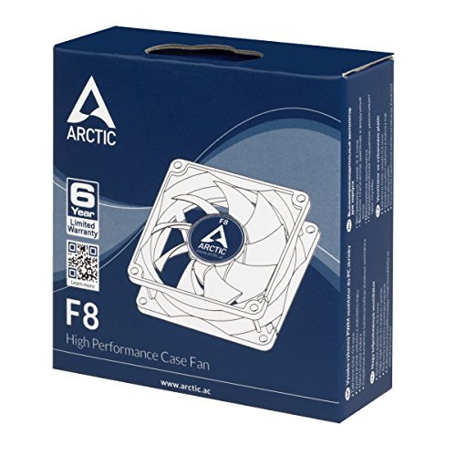 ARCTIC F8-80 mm Standard Low Noise Case Fan - Fluid Dynamic Bearing ...