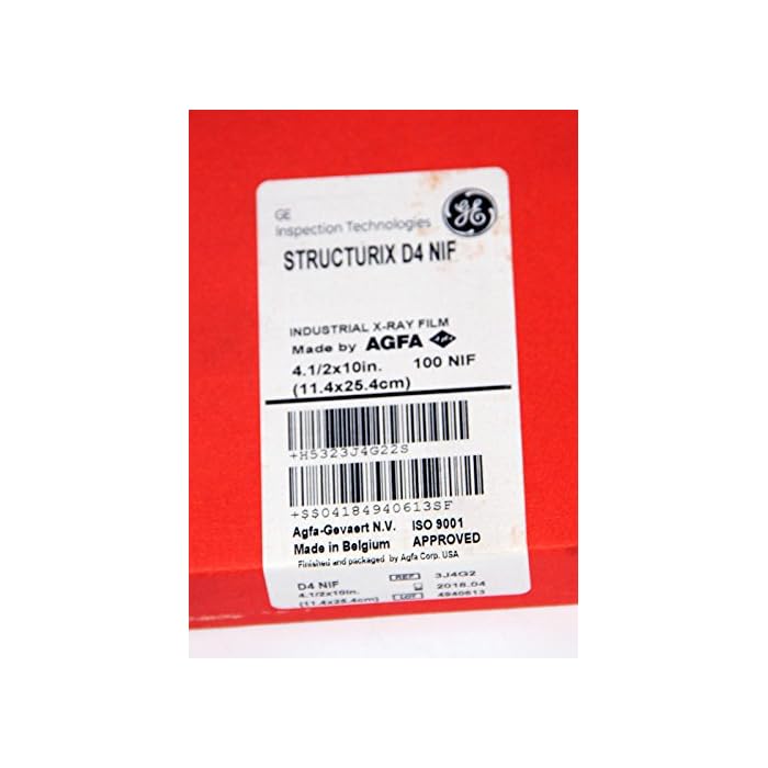 Buy AGFA GE Inspection Industrial X-ray film Structurix D4 NIF 4.5 x 10 ...