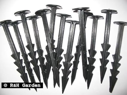 6" PLASTIC GROUND PEGS X 1000 - FREE P&P: Amazon.co.uk: Garden & Outdoors