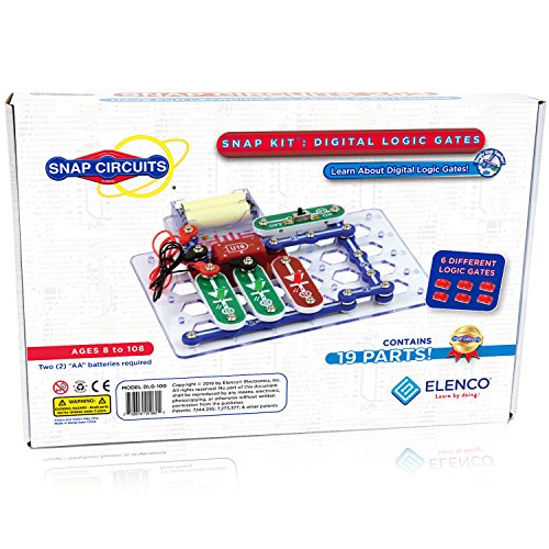 Snap Circuits Digital Logic Gates 100 Exploration Kit | 4-Color ...