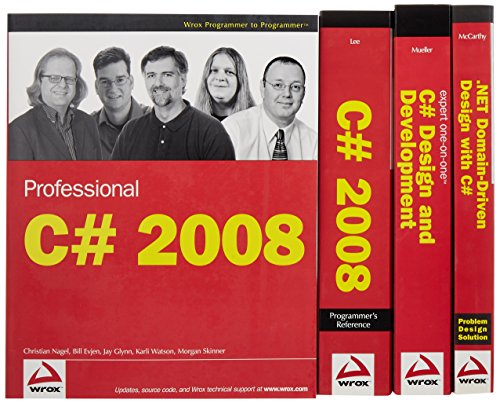 C# 2008 Wrox Box: Professional C# 2008, C# 2008 Programmer's Reference ...