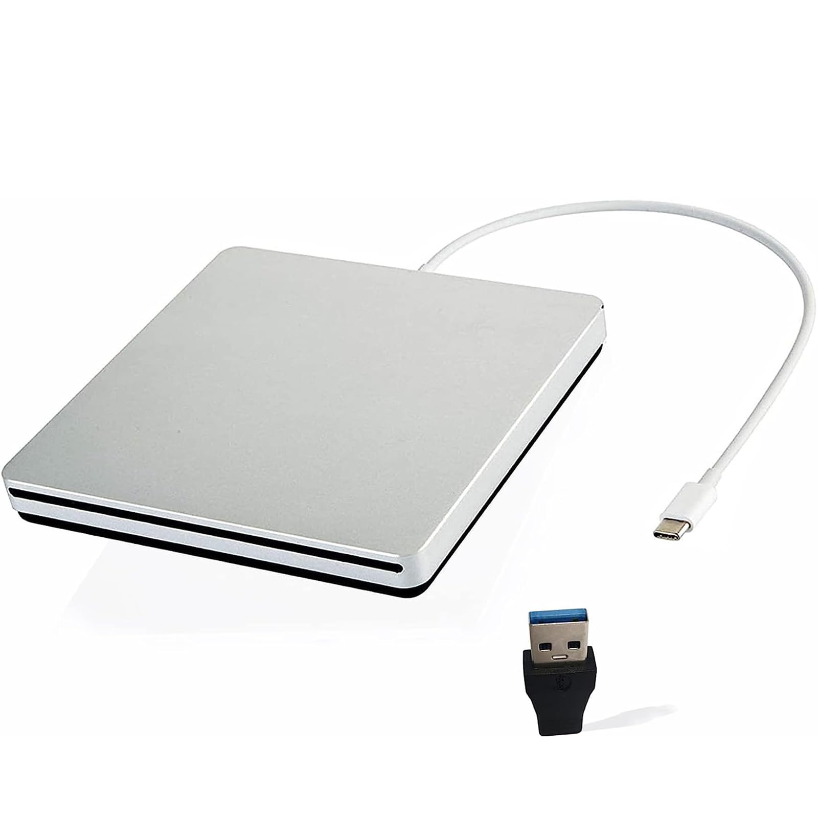 VikTck External CD DVD Drive USB C Ultra Slim Portable CD DVD Player ...