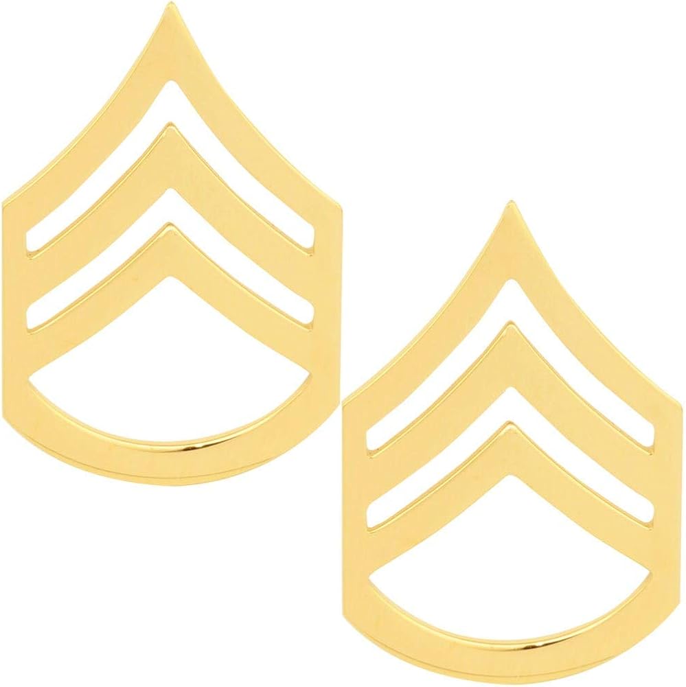 Amazon.com: Army Staff Sergeant Rank Pin: Clothing