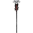 Amazon.com: Servllcell Warlock Wizard Staff Costume Accessory for Adult ...