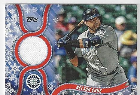 Amazon.com: Nelson Cruz Snowflake Jersey Relic Collectible Baseball ...