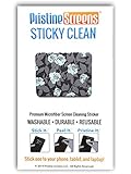 Amazon.com : Pristine Sticky Clean - Microfiber Screen Cleaner Sticker ...