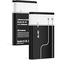 BL-5C 3.7V 1020mAh Rechargeable Battery Suitable for Household Radio with Current Protection 2 ...