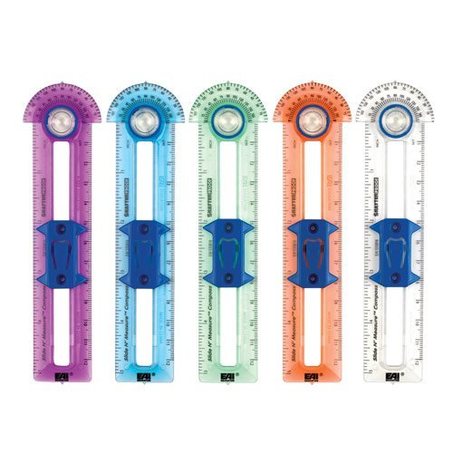 EAI Education Slide N' Measure Compass Classroom Kit - Set of - Import ...
