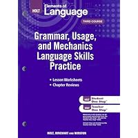 Amazon.com: Elements of Language: Grammar Usage and Mechanics Language Skills Practice Grade 9: ...