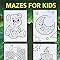 Mazes For Kids Ages 4-8: Maze Activity Book | 4-6, 6-8 | Workbook for ...