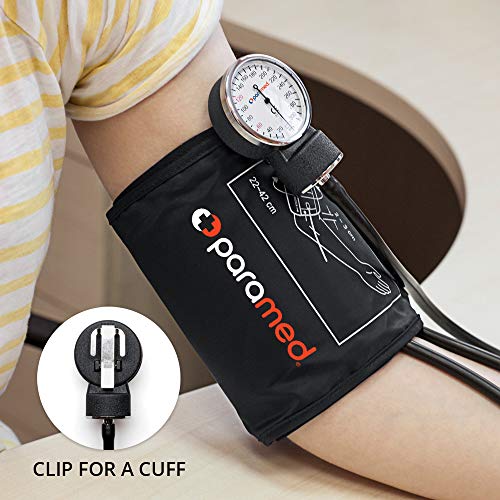 PARAMED Aneroid Sphygmomanometer Manual Blood Pressure Cuff With PARAMED Aneroid Sphygmomanometer Manual Blood Pressure Cuff With