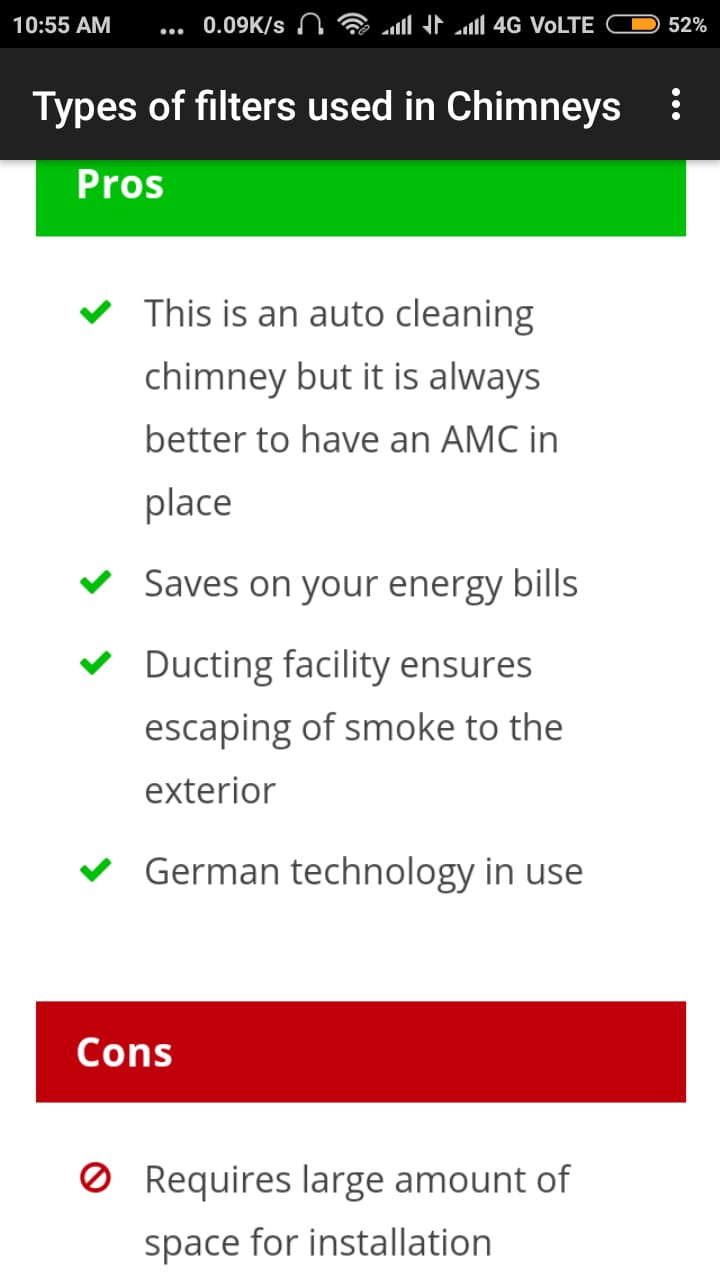 Types of filters used in Chimneys: Amazon.ca: Appstore for Android