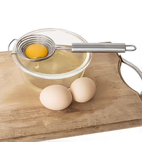 Auken Stainless Steel Egg Yoke Separator Filter Yolk White Divider And ...