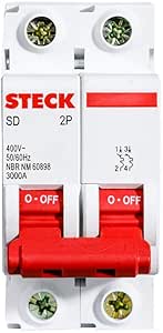 Disjuntor Série Sd62 32a 2p Curva C 3ka Steck Gelo 32a | Amazon.com.br