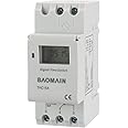 Baomain THC15A DC/AC 12V Digital LCD Power Programmable Timer Switch Relay 16A Amp - Amazon.com