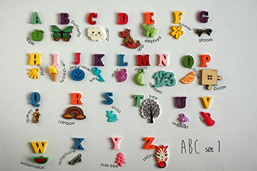 Buy ABC trinkets for alphabet I bag/ bottle, Language objects, Alphabet ...