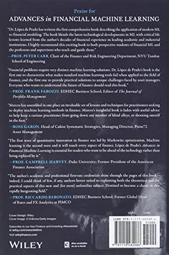 Advances in Financial Machine Learning | Pricepulse