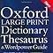 Amazon.com: Oxford Large Print Dictionary, Thesaurus, and Wordpower ...