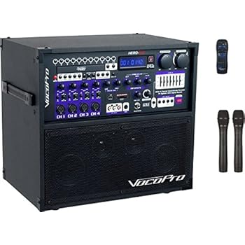 Amazon.com: VocoPro Mobileman 2 Battery Powered P.A. System with ...