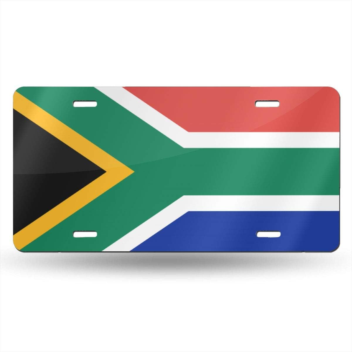 Amazon.com: C59KHK76 Flag of South Africa License Plate - Personalized ...
