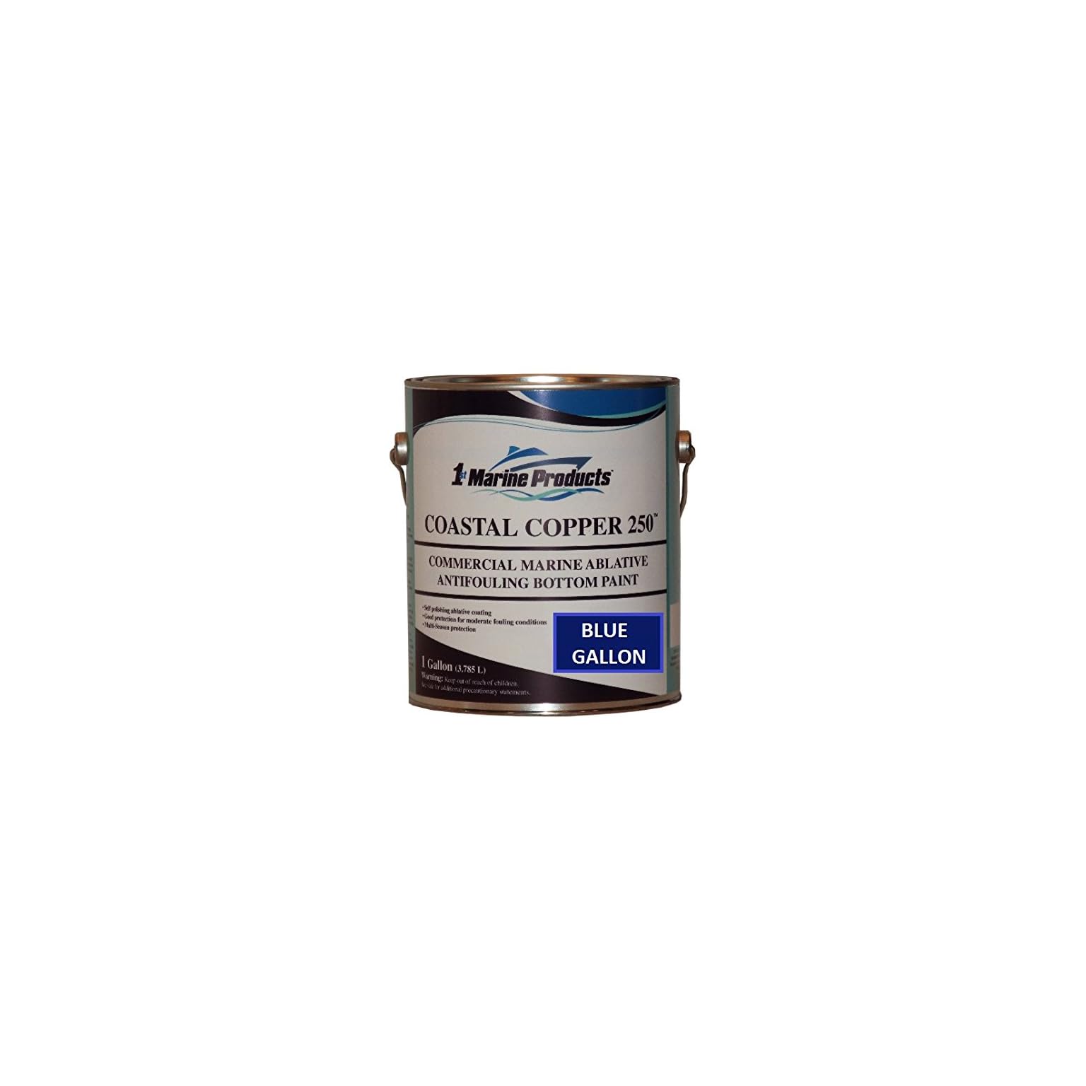 Coastal Copper 250 Ablative Antifouling Bottom Paint Blue Gallon ...